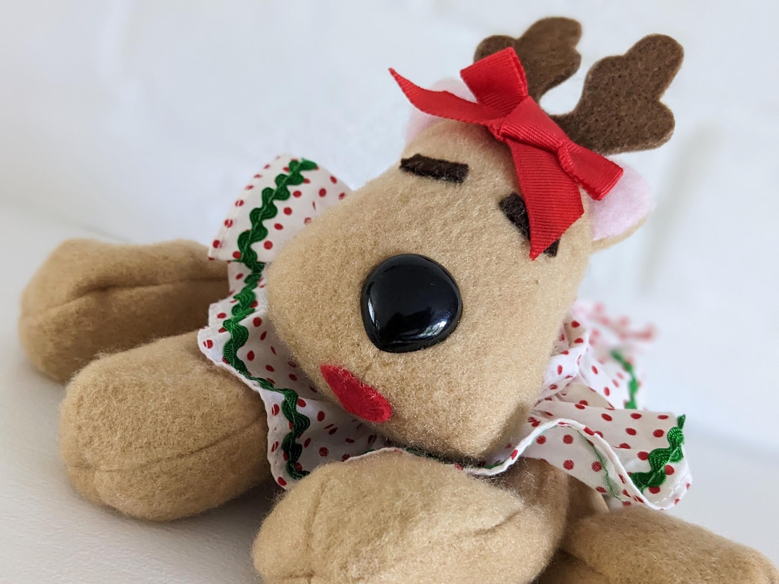 Vintage Hallmark RHONDA REINDEER Plush Hallmark Rodney Reindeer ...