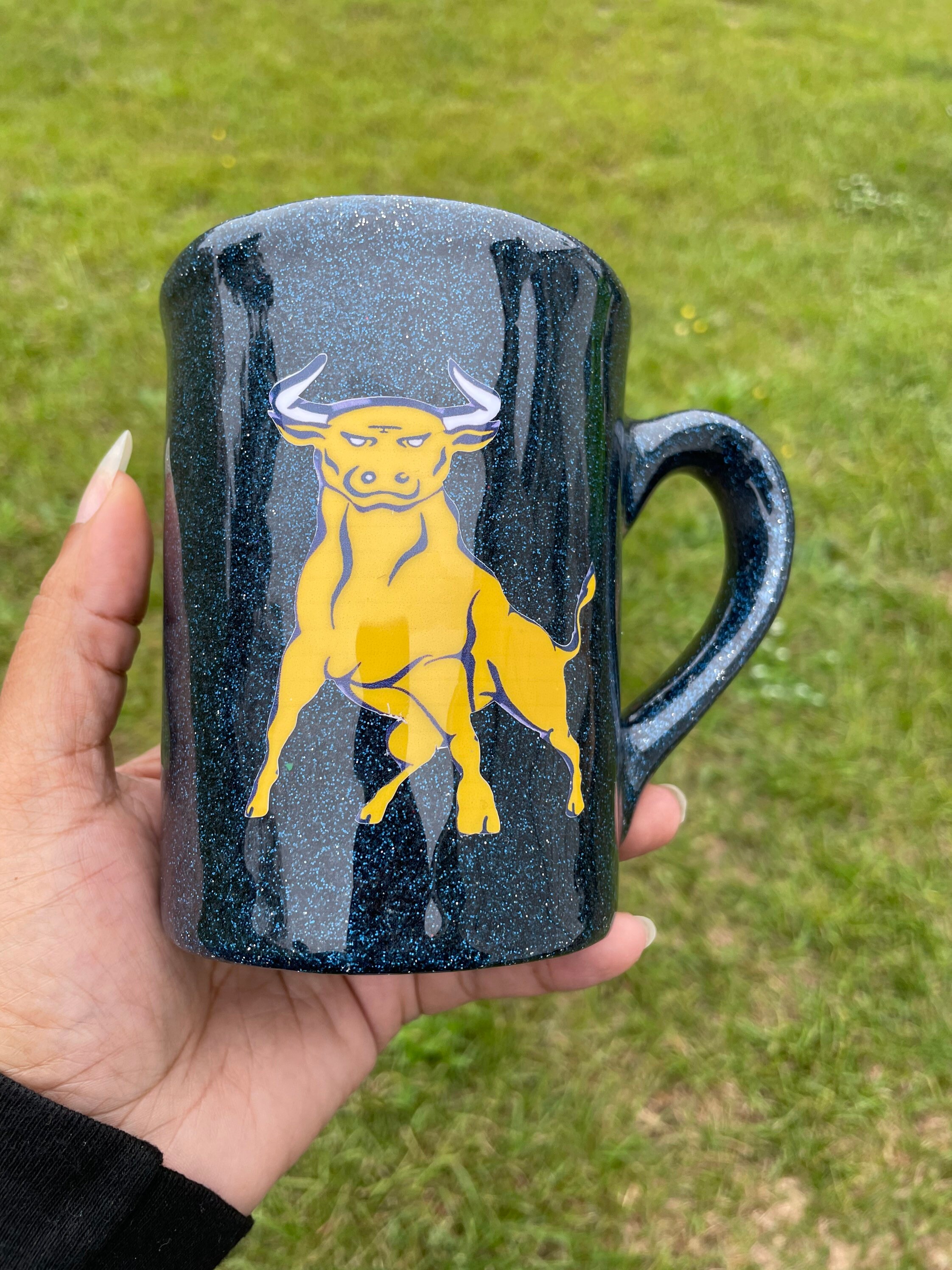 JCSU Golden Bulls 12 Ounce Coffee Cup - Etsy