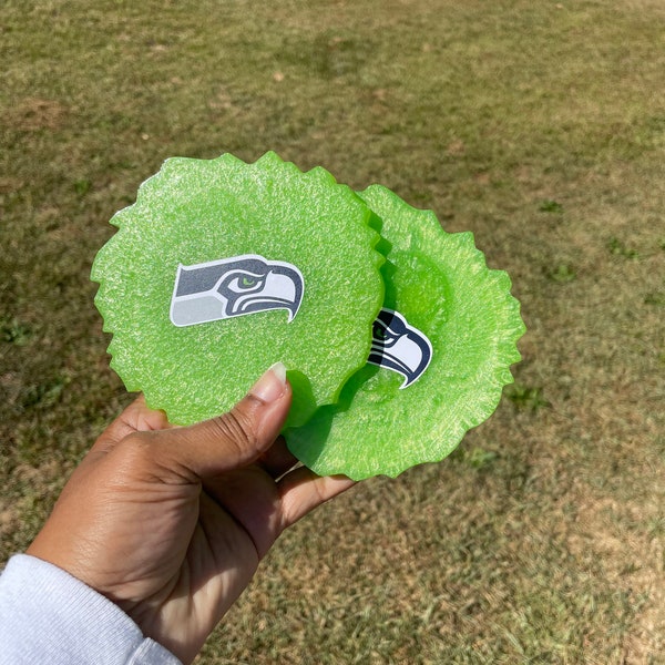 Seahawks Coasters - Etsy