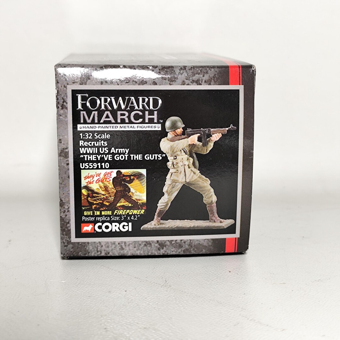 Corgi WWII US Army Metal Figure | 1:32 Scale, Limited Edition - Etsy