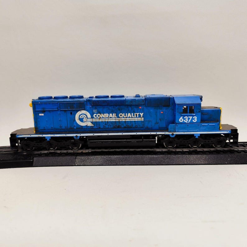HO Athearn Locomotive 4431 SD40-2 Diesel Conrail Quality 6373 Weathered Custom Engine Powered ...