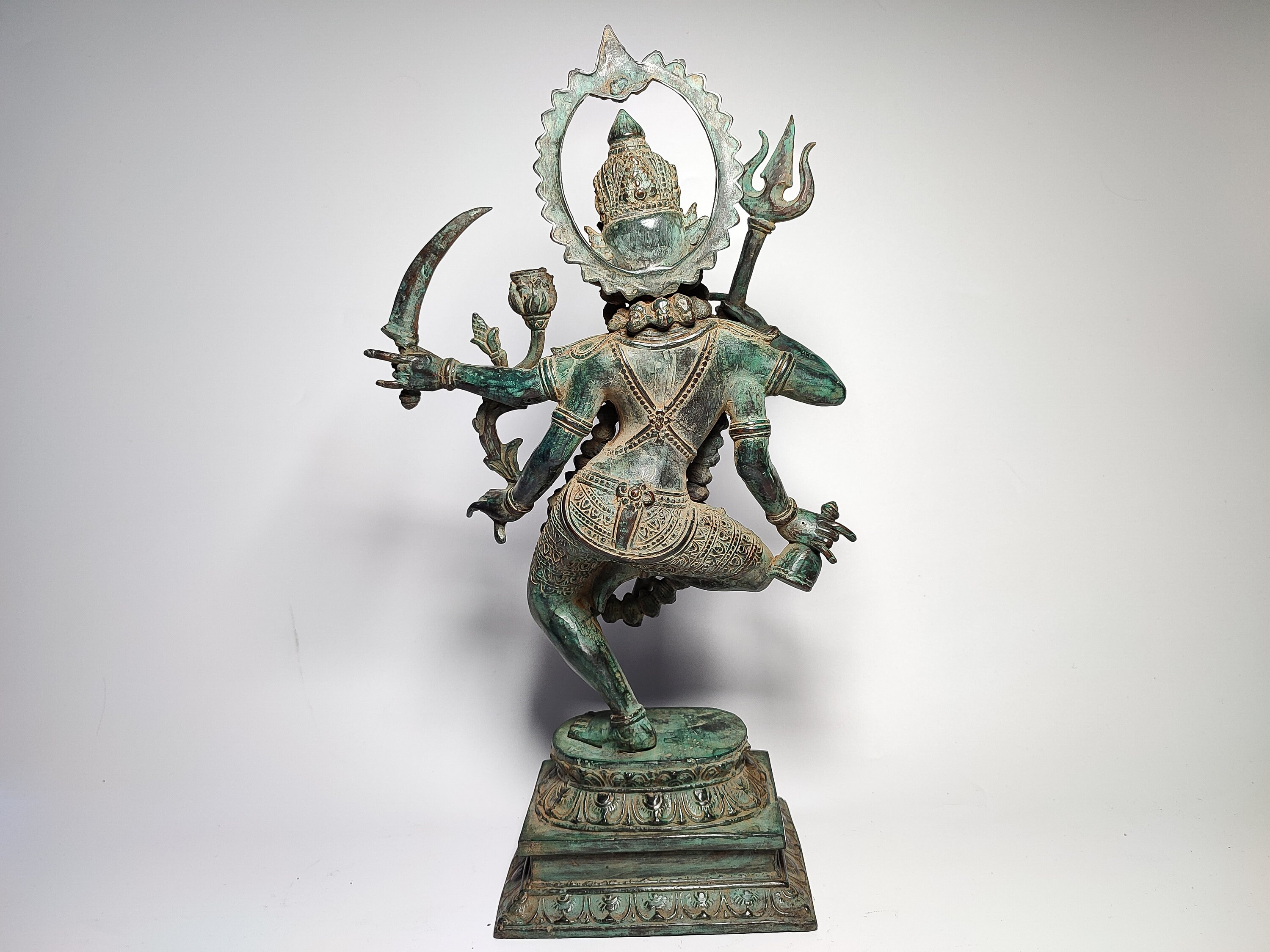 Mahakali Dancing on Altar, Mahakali Goddess, Goddess of Destruction and ...