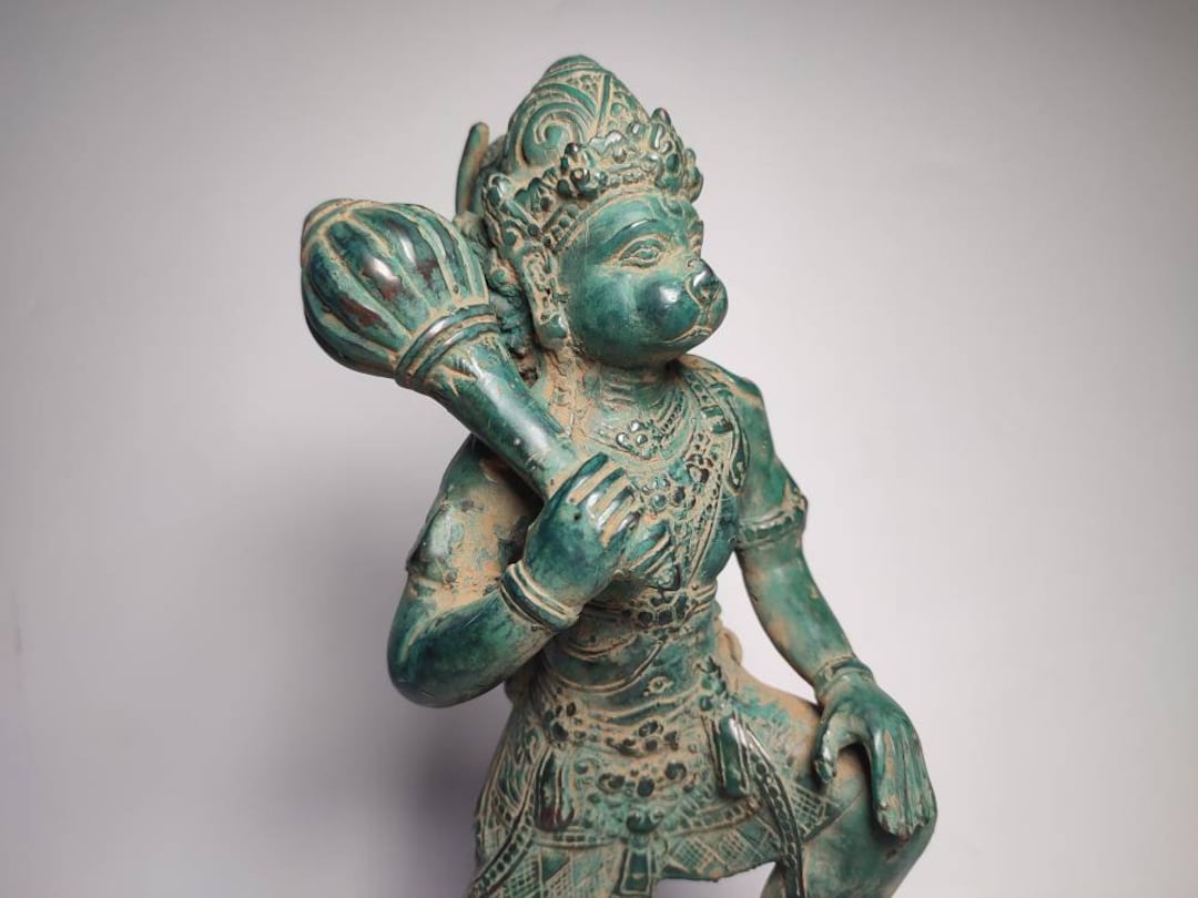 Bronze Hanuman Statue, King of Monkey, Lord Hanuman, Hanuman Figurine ...