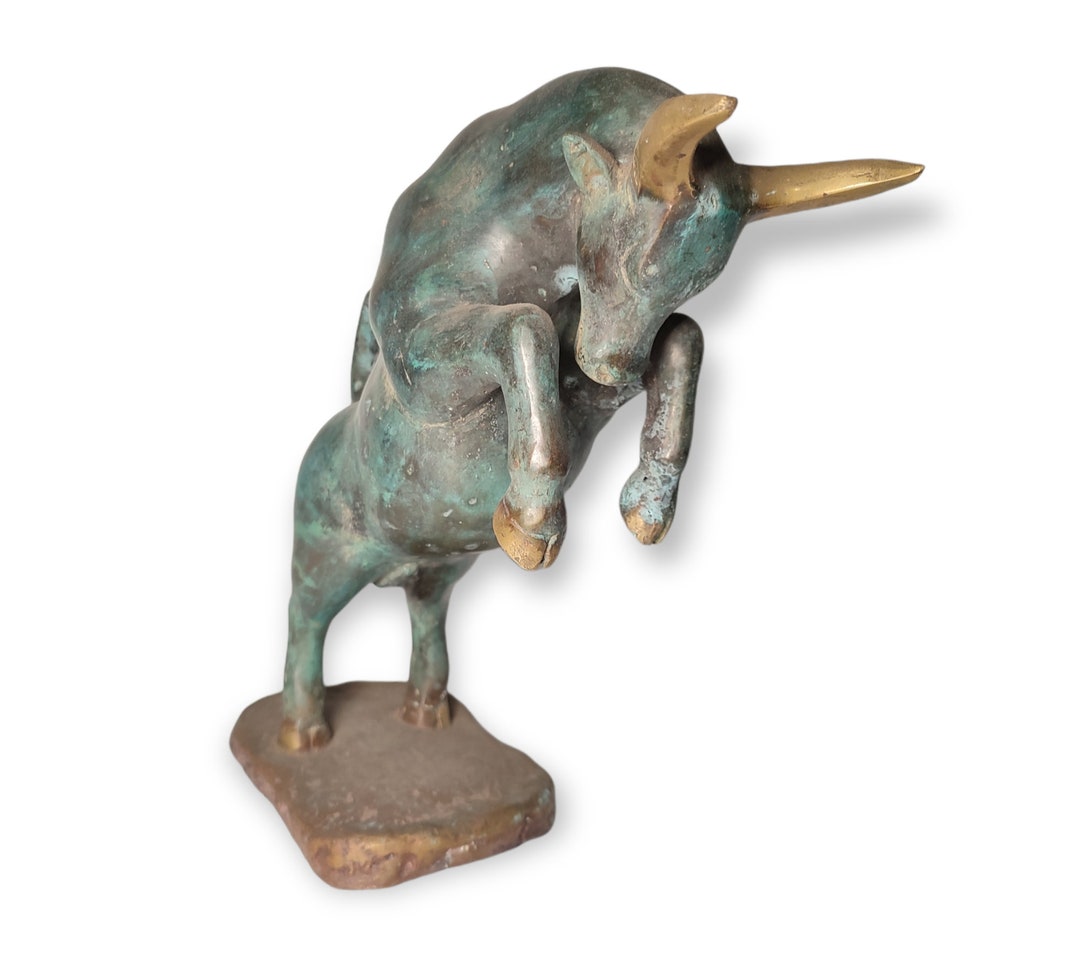 Antique Bull Statue, Big Bull, Bronze Bull Statue, Animal Figure ...