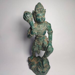 Bronze Hanuman Statue, King of Monkey, Lord Hanuman, Hanuman Figurine ...