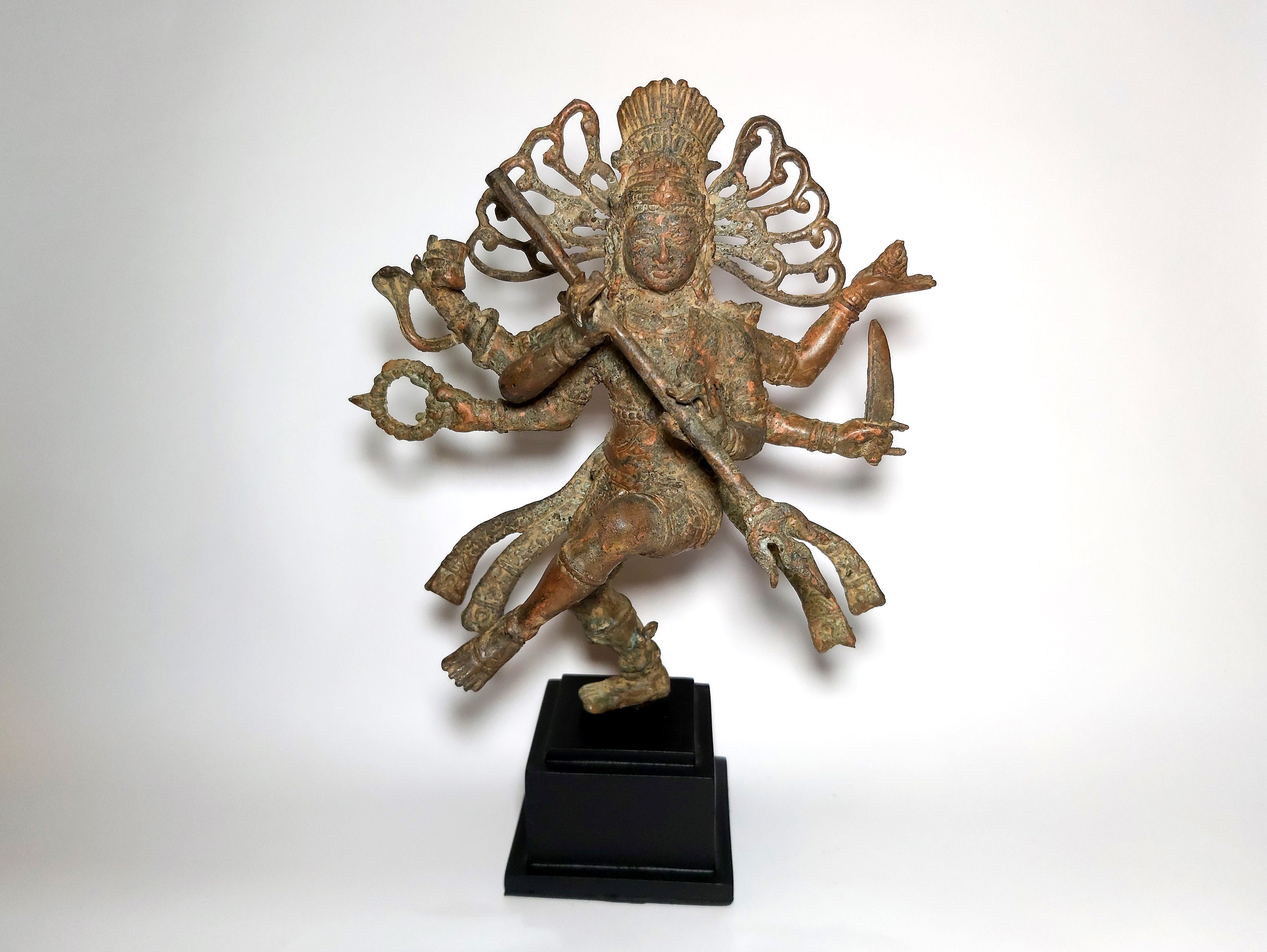 Antique Shiva Statue, Six Arm Shiva Statue, Lord Shiva Statue, Dancing ...