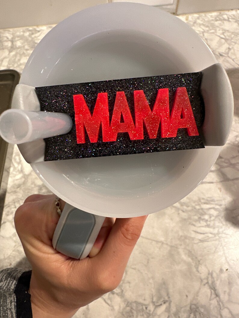 MAMA Stanley Cup Topper custom Colors Available - Etsy
