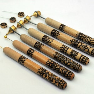 Kistka, Kistka Set, Decorated Wood Burned Kistka, Egg Decorating Tool ...