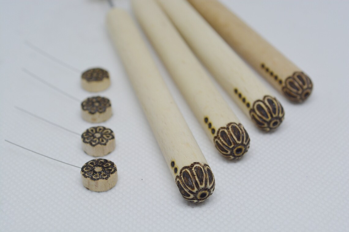 Set of 4 Kistkas Kistka Set Pysanky Supplies Wood Burned - Etsy