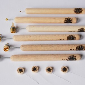 Set of 6 Kistky, Kistky Set, Tools for Wax Egg Decorating, Pysanky ...
