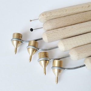 Set of 6 Kistky, Kistky Set, Tools for Wax Egg Decorating, Pysanky ...