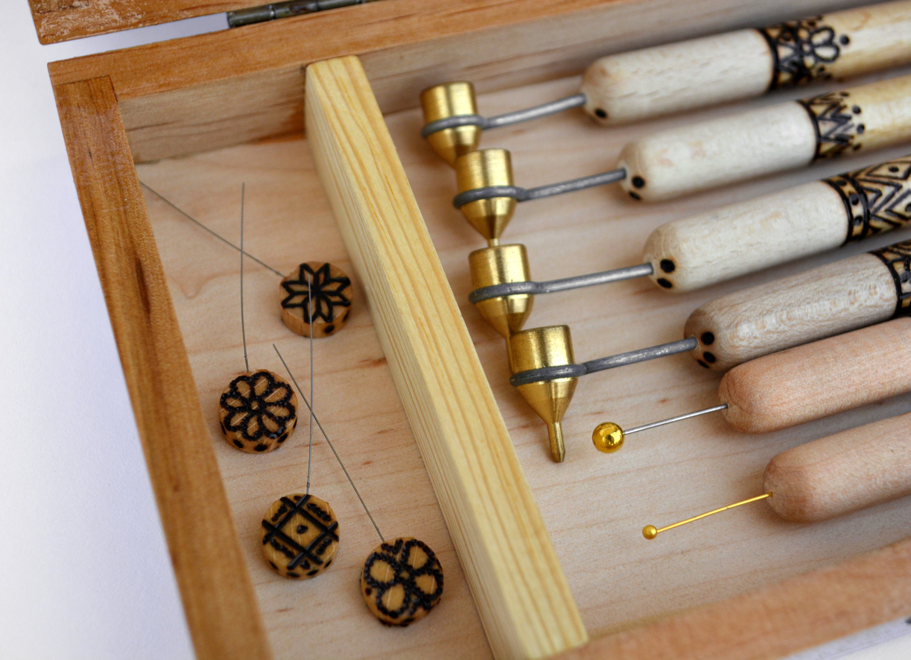 Pysanka Egg Decorating Kit, Wood Burned Box and Kistky, Pysanky ...