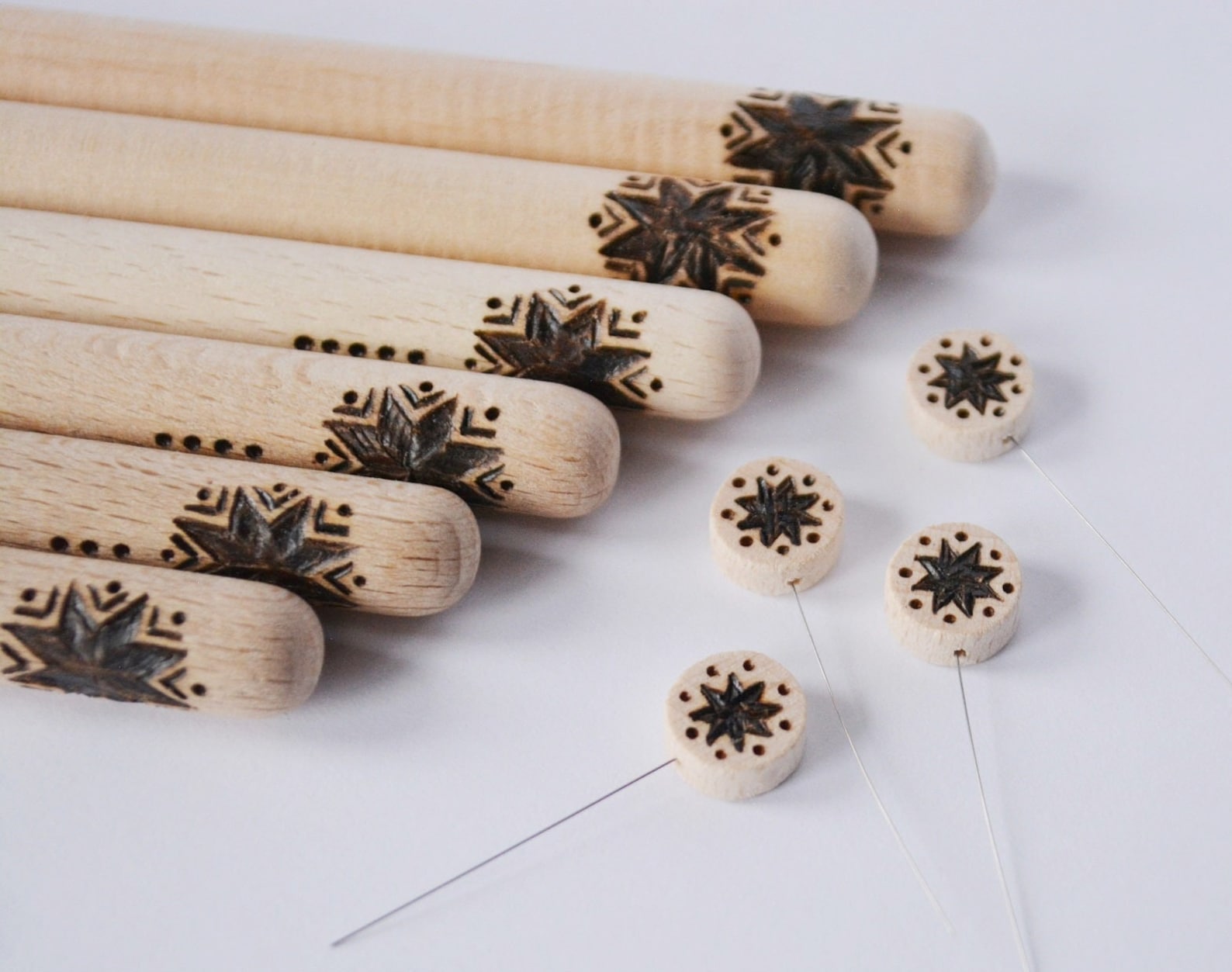 Set of 6 Kistky, Kistky Set, Tools for Wax Egg Decorating, Pysanky ...