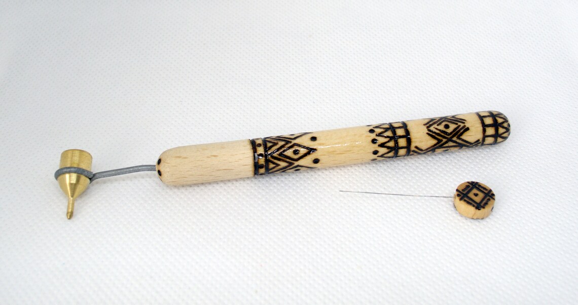 Kistka Kistka Set Decorated Wood Burned Kistka Egg - Etsy