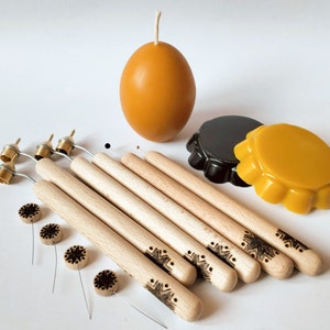 Set of 6 Kistky, Kistky Set, Tools for Wax Egg Decorating, Pysanky ...