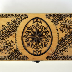 Pysanka Egg Decorating Kit, Wood Burned Box and Kistky, Pysanky ...