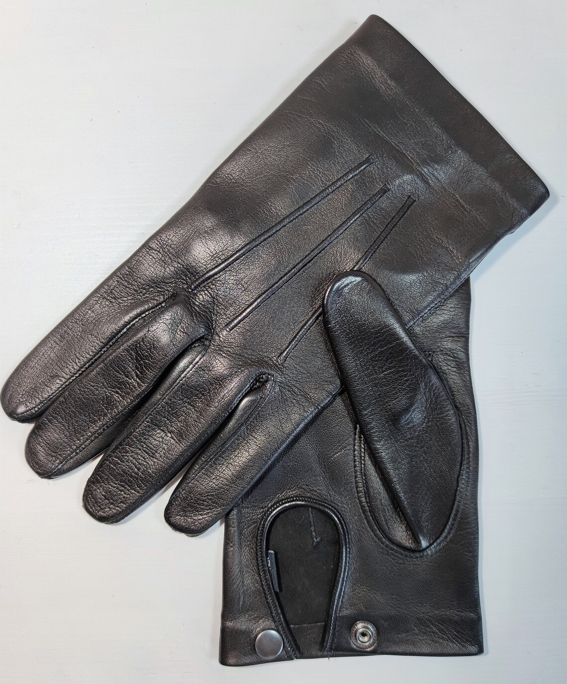 Men's Vintage Fashion Leather Gloves Made in Italy - Etsy