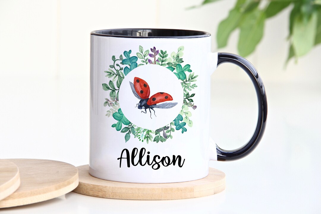 Personalized Ladybug Mug Ladybug Gifts Ladybug Cup Lady - Etsy