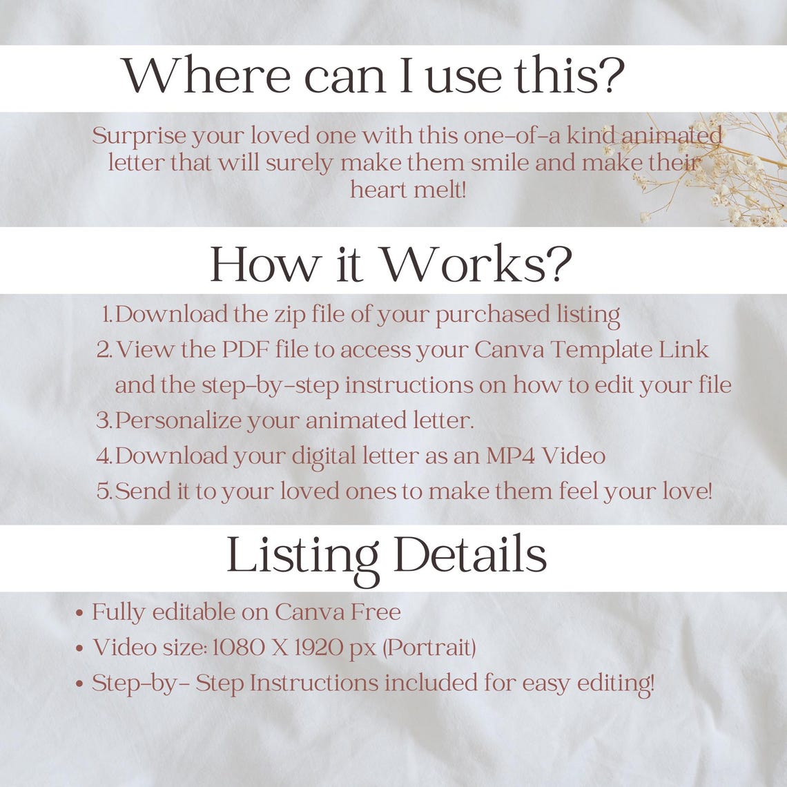 Cute Animated Love Letter Virtual Gift for LDR Couple Digital Gift ...