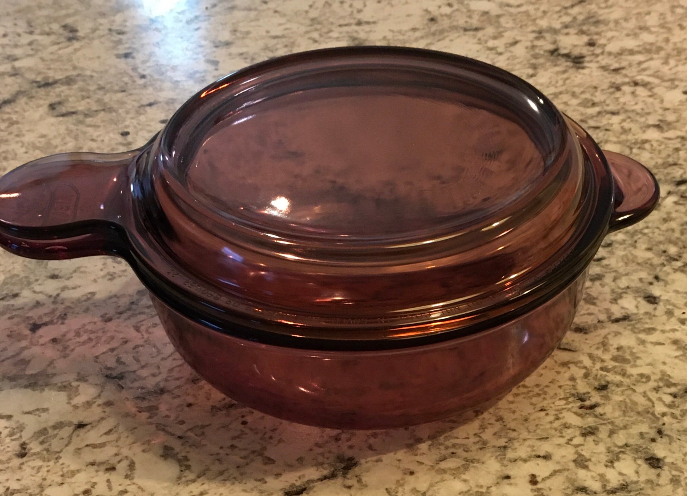 Vintage Pyrex Vision Ware Cranberry | Etsy