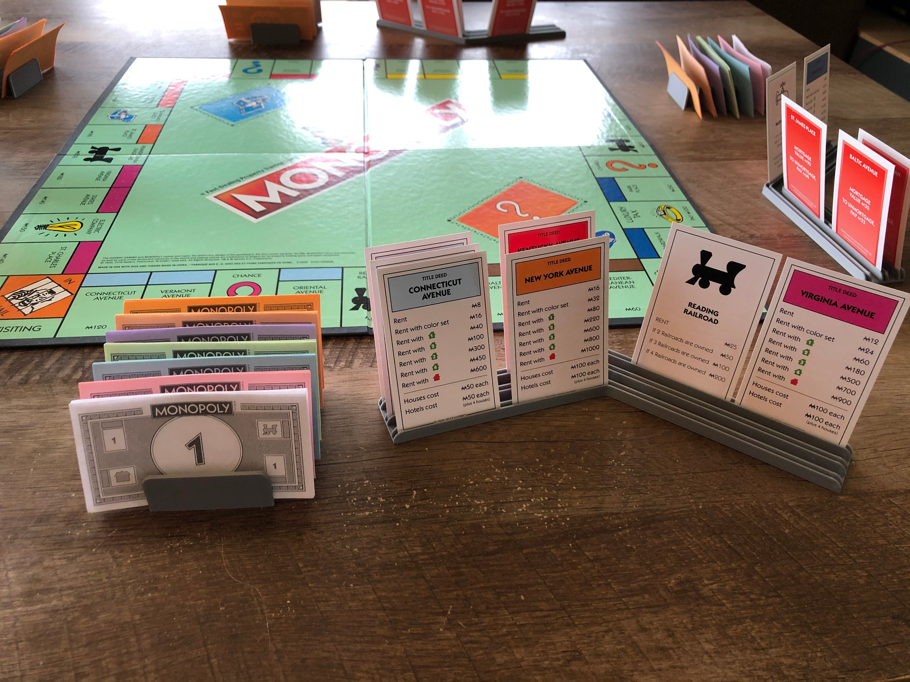 Money Holder for Board Games - Set of 6 - Monopoly, Life, Table Top ...