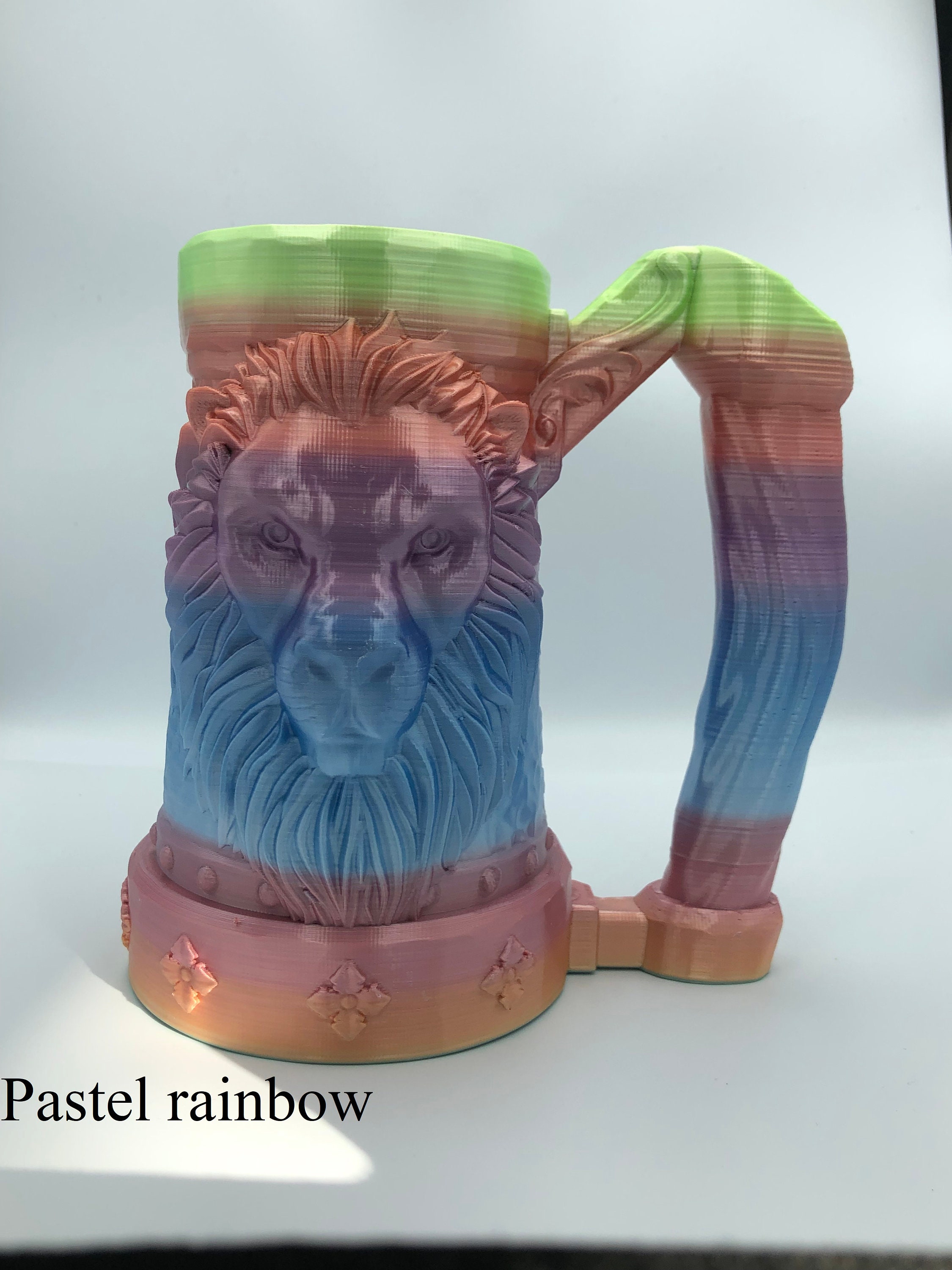 Lion Mug Gaming Mug Mythic Mug Ren Faire Can Holder Role - Etsy