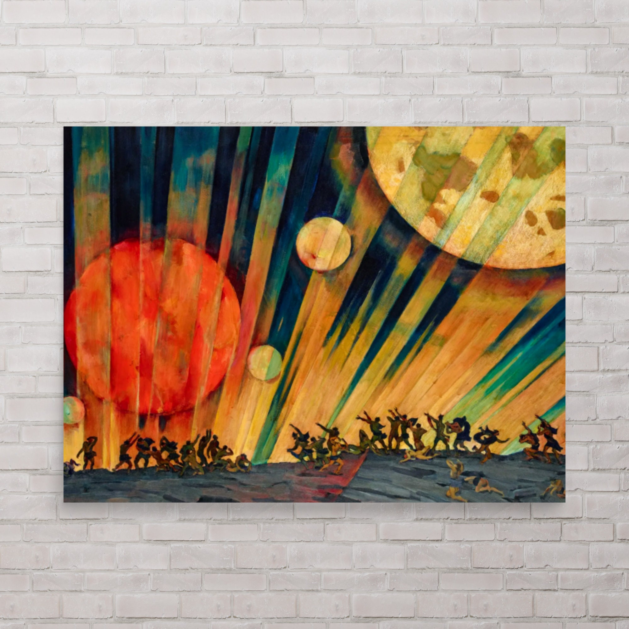 Symbolic Art Print - New Planet by Konstantin Yuon - Konstantin Youn ...