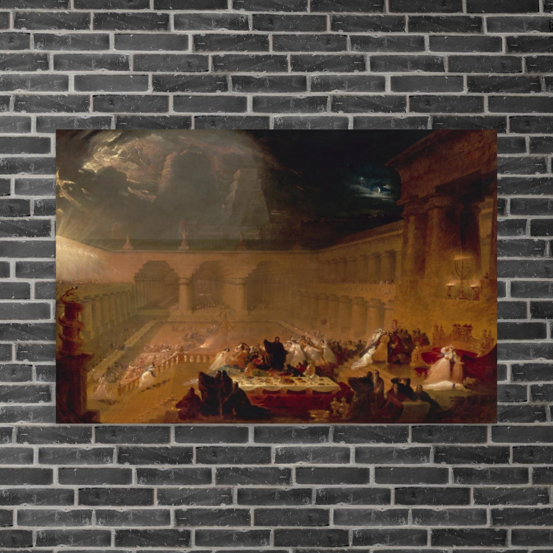 Belshazzar's Feast by John Martin - John Martin Print - Belshazzar's ...