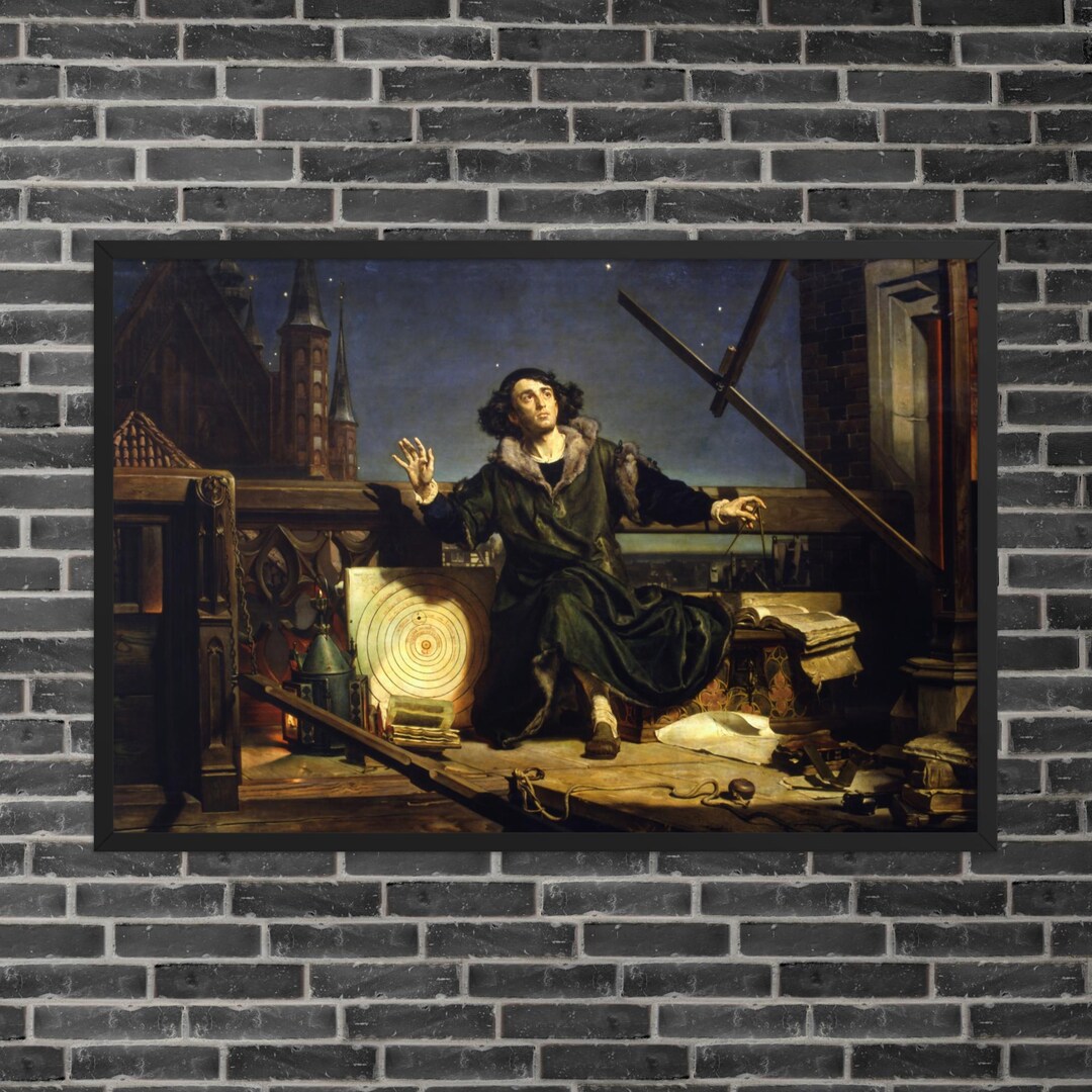Copernicus - Conversation With God by Jan Matejko - Framed Jan Matejko ...