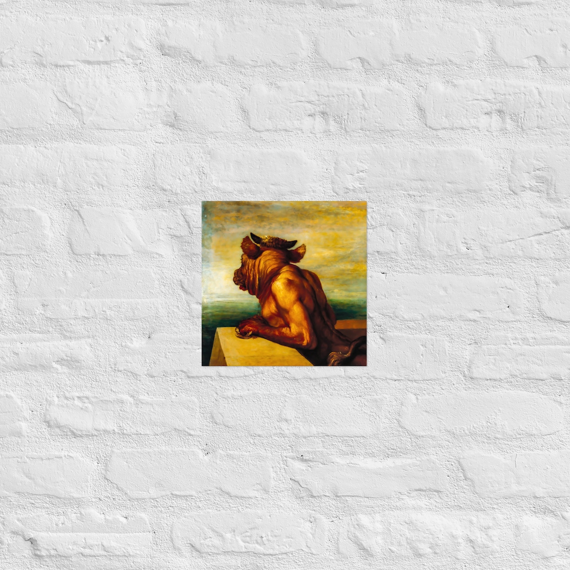 Mythological Art Print the Minotaur by George Frederic Watts - Etsy