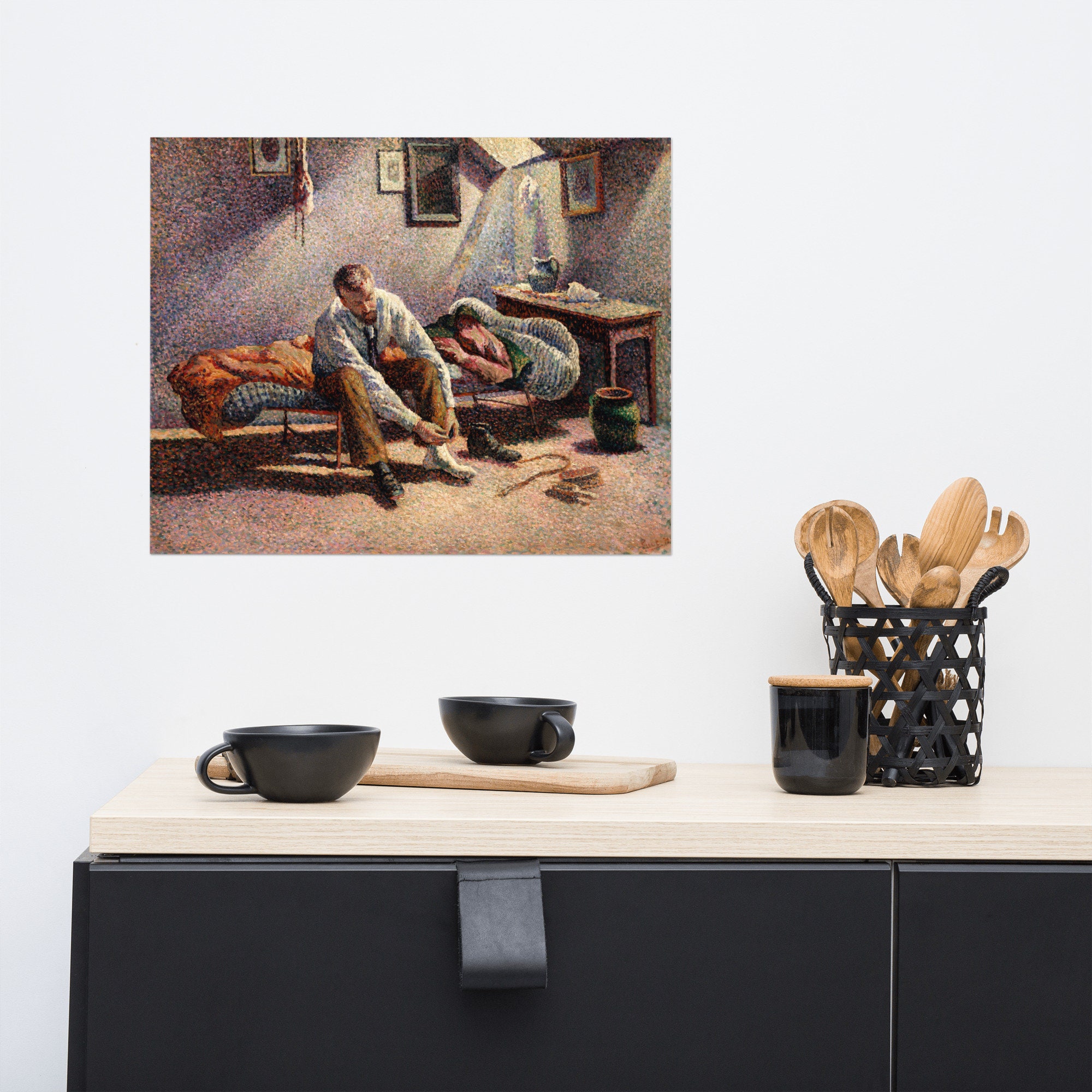Morning, Interior by Maximilien Luce - Maximilien Luce Print ...