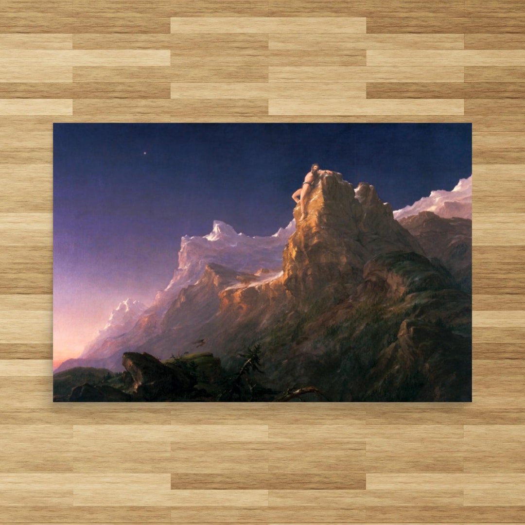 Prometheus Bound by Thomas Cole - Thomas Cole Print - Prometheus Bound ...