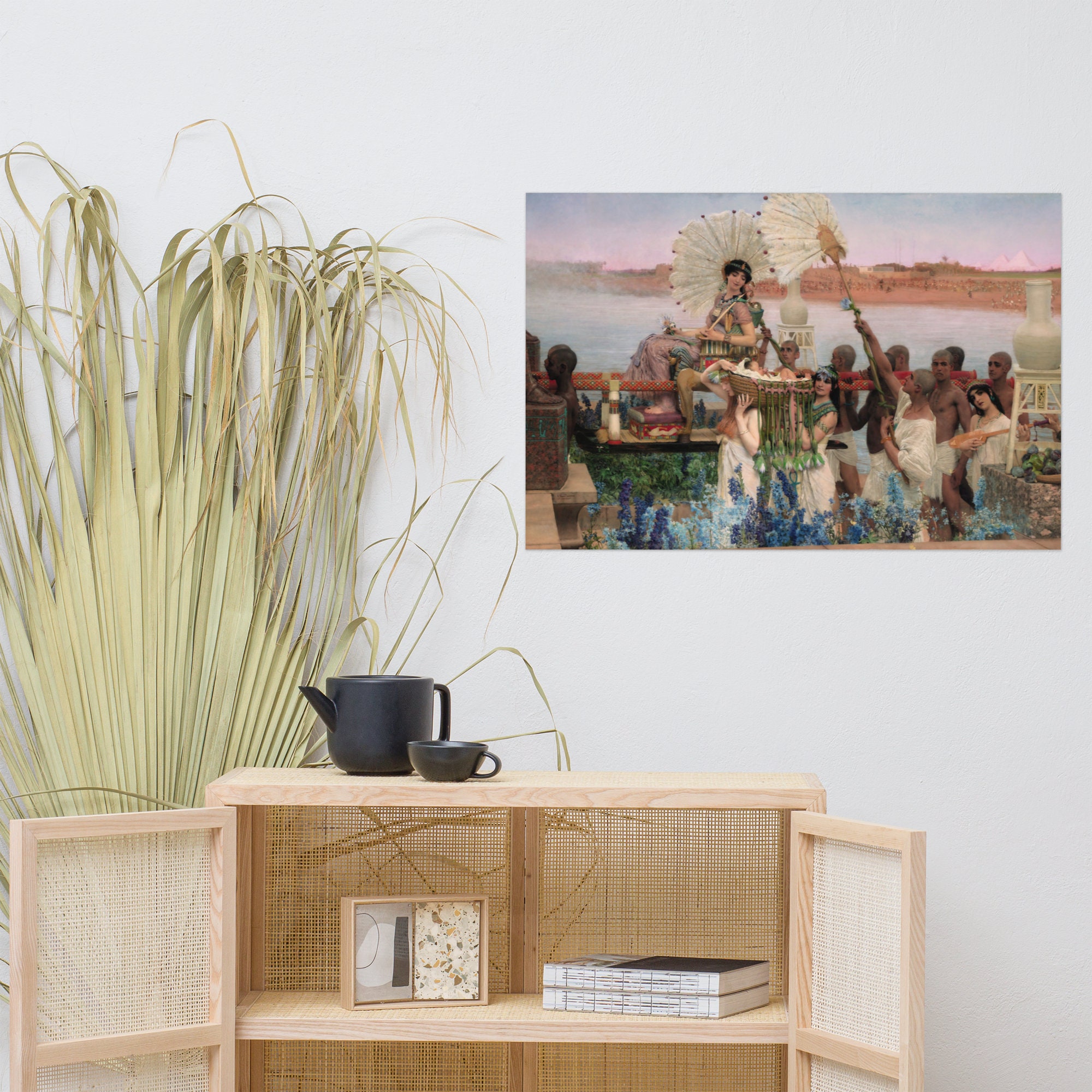 Historical Art Print - the Finding of Moses by Lawrence Alma-tadema ...