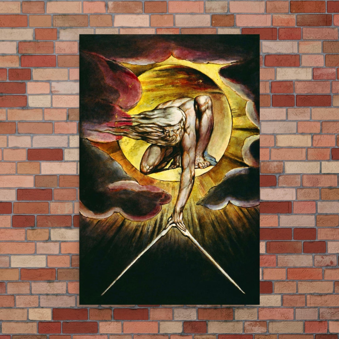 The Ancient of Days by William Blake - Ancient of Days Print - William ...