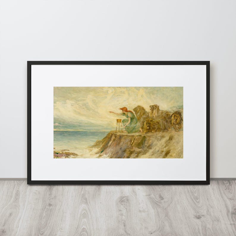 Circe by Frederick Stuart Church - Framed Print With Mat - Framed ...
