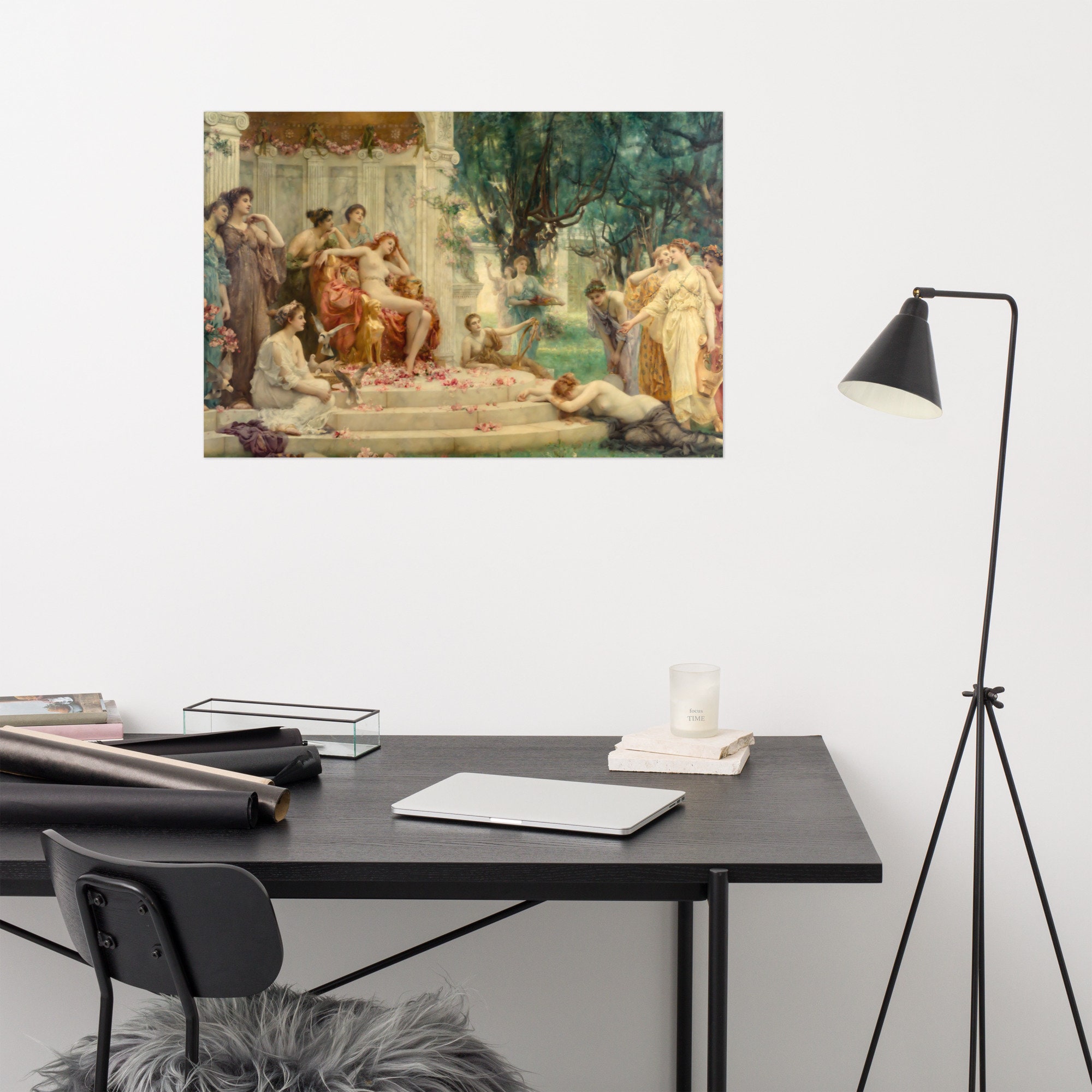 Mythological Art Print Psyche Before the Throne of Venus by Henrietta ...