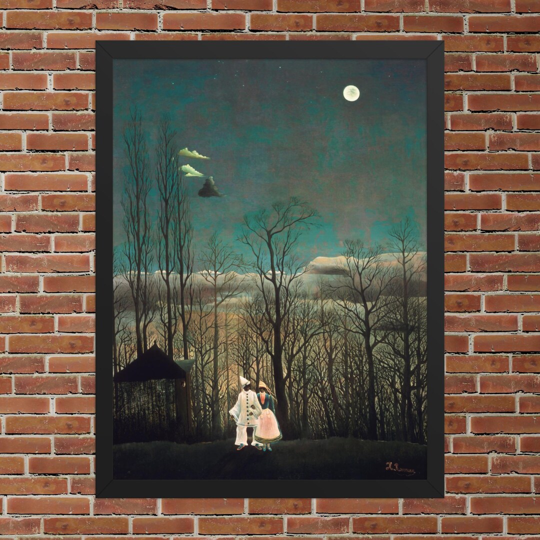 Carnival Evening by Henri Rousseau - Framed Henri Rousseau Print ...