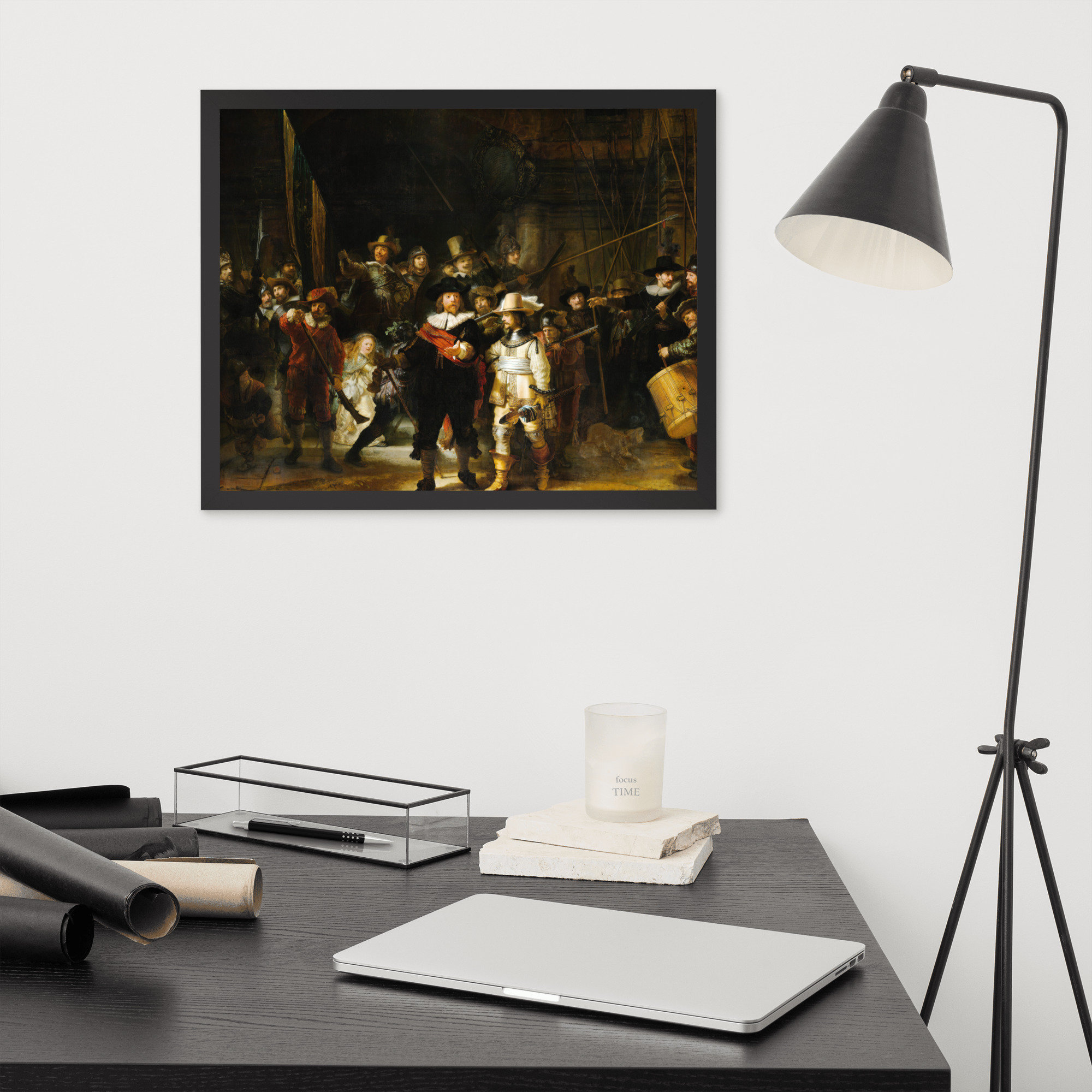 The Night Watch by Rembrandt Van Rijn - Framed Rembrandt Van Rijn Print ...