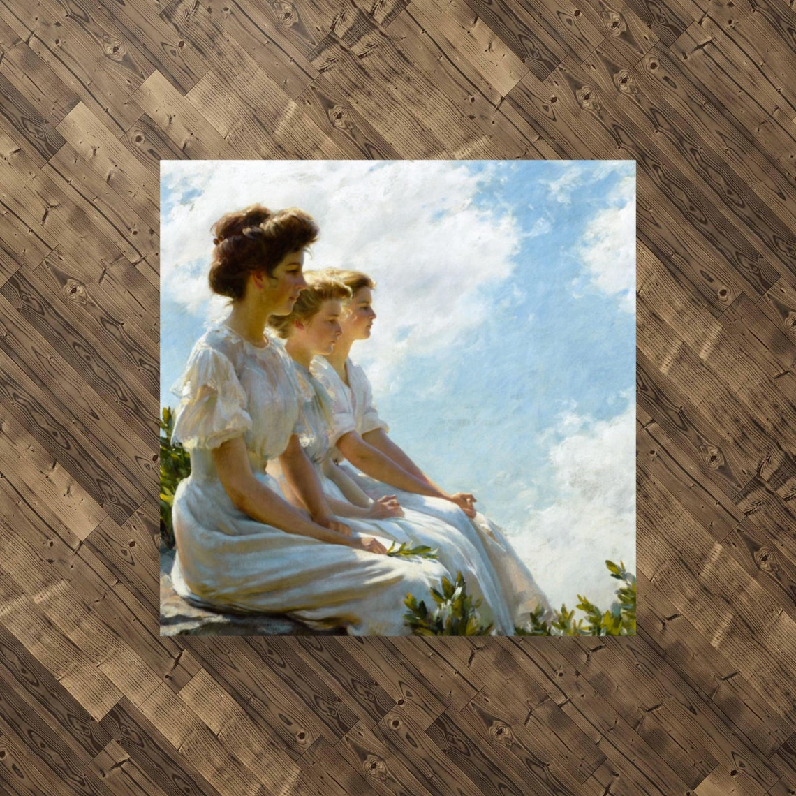 On the Heights by Charles Courtney Curran - Charles Courtney Curran ...