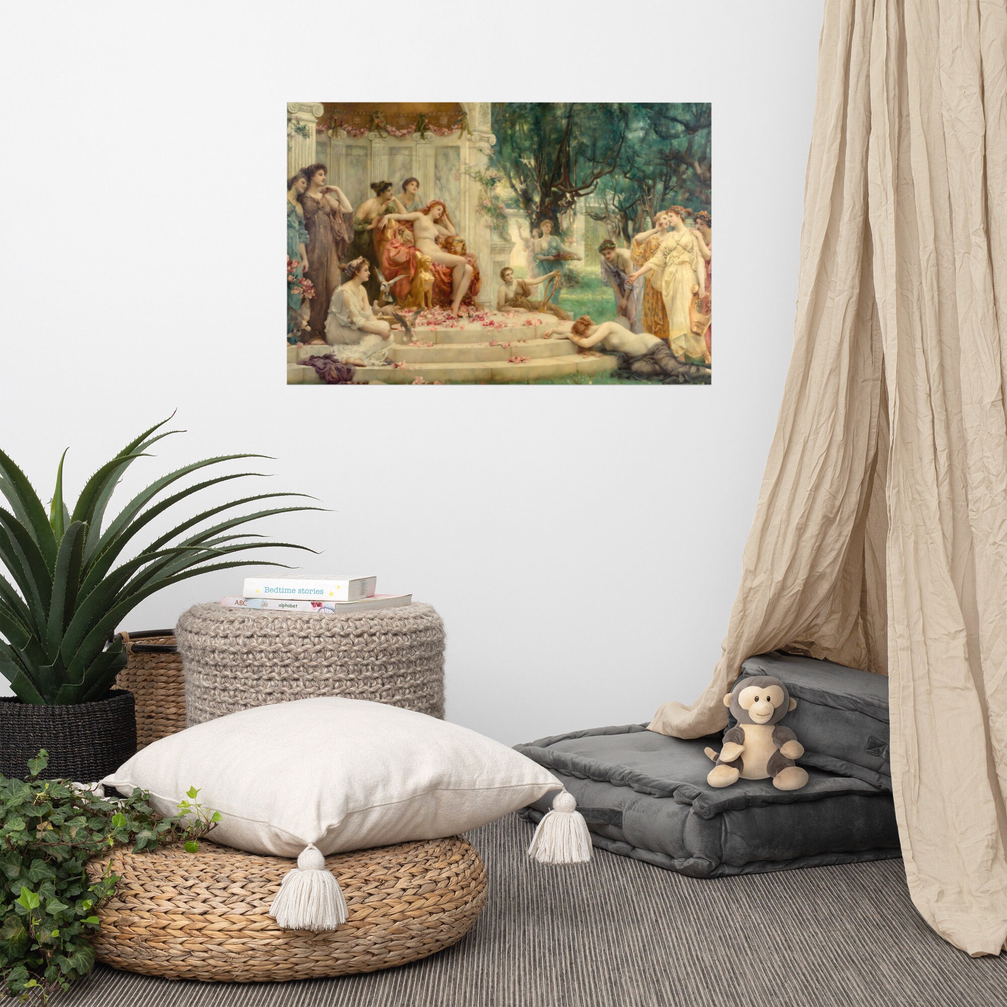 Mythological Art Print Psyche Before the Throne of Venus by Henrietta ...