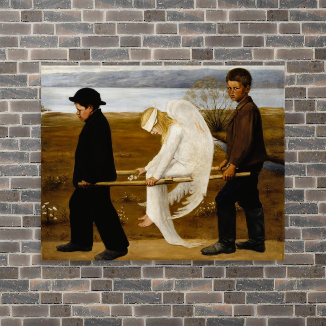The Wounded Angel by Hugo Simberg - Hugo Simberg Print - the Wounded ...