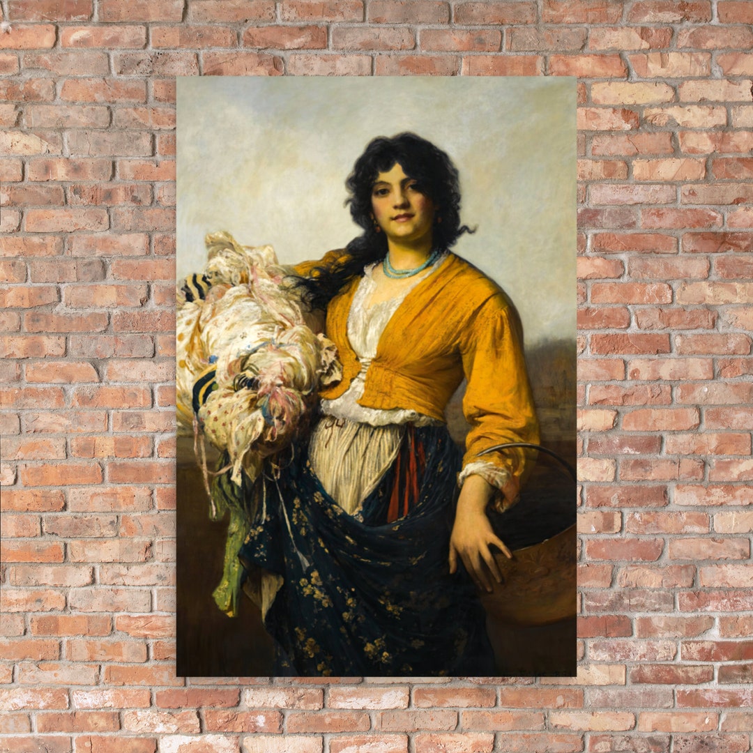 Realist Art Print - the Remnants Gatherer by Luke Fildes - Luke Fildes ...
