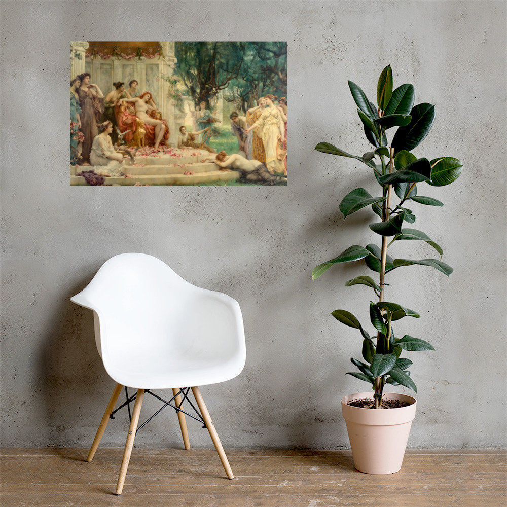 Mythological Art Print Psyche Before the Throne of Venus by Henrietta ...