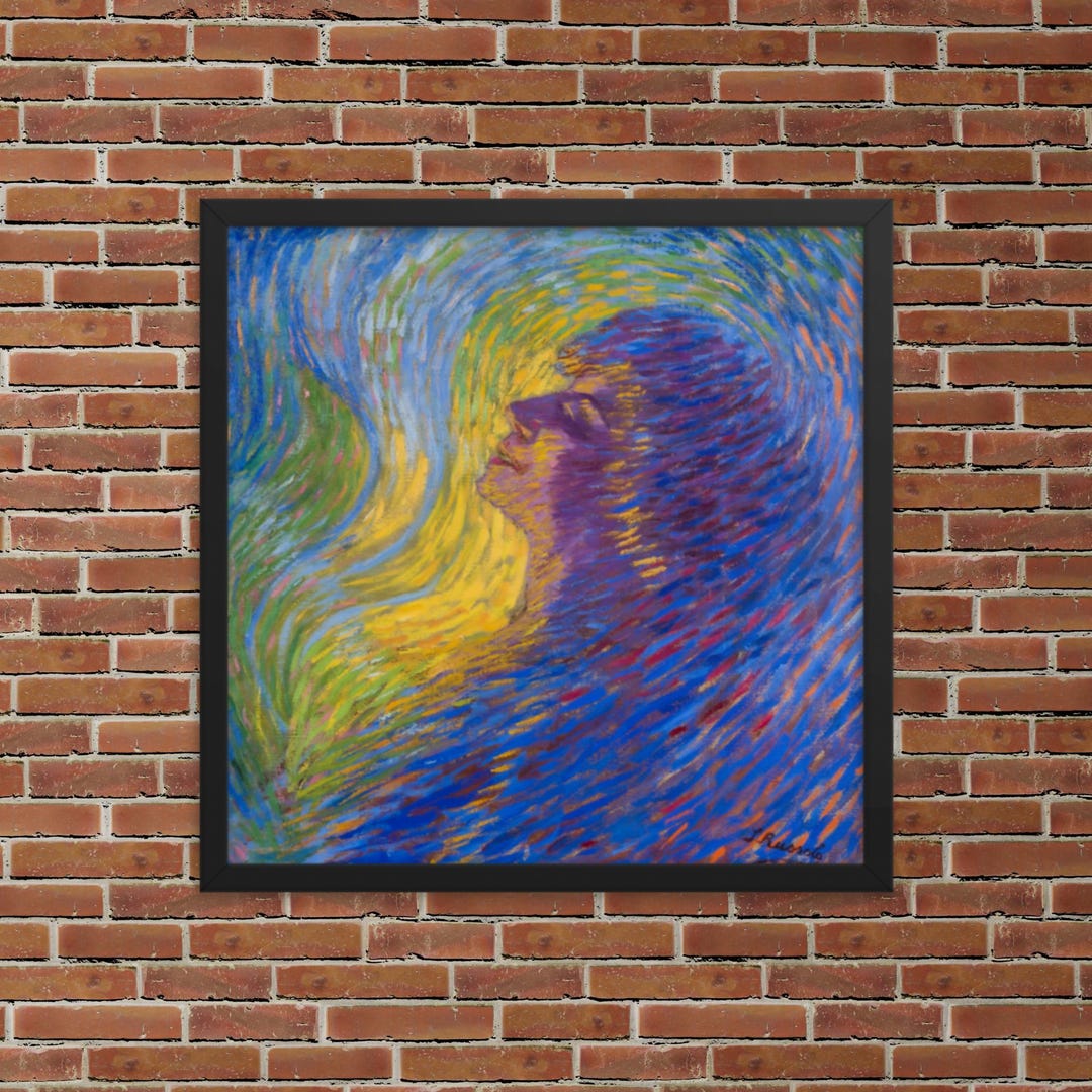 Perfume by Luigi Russolo - Framed Futurist Art Print - Framed Luigi ...