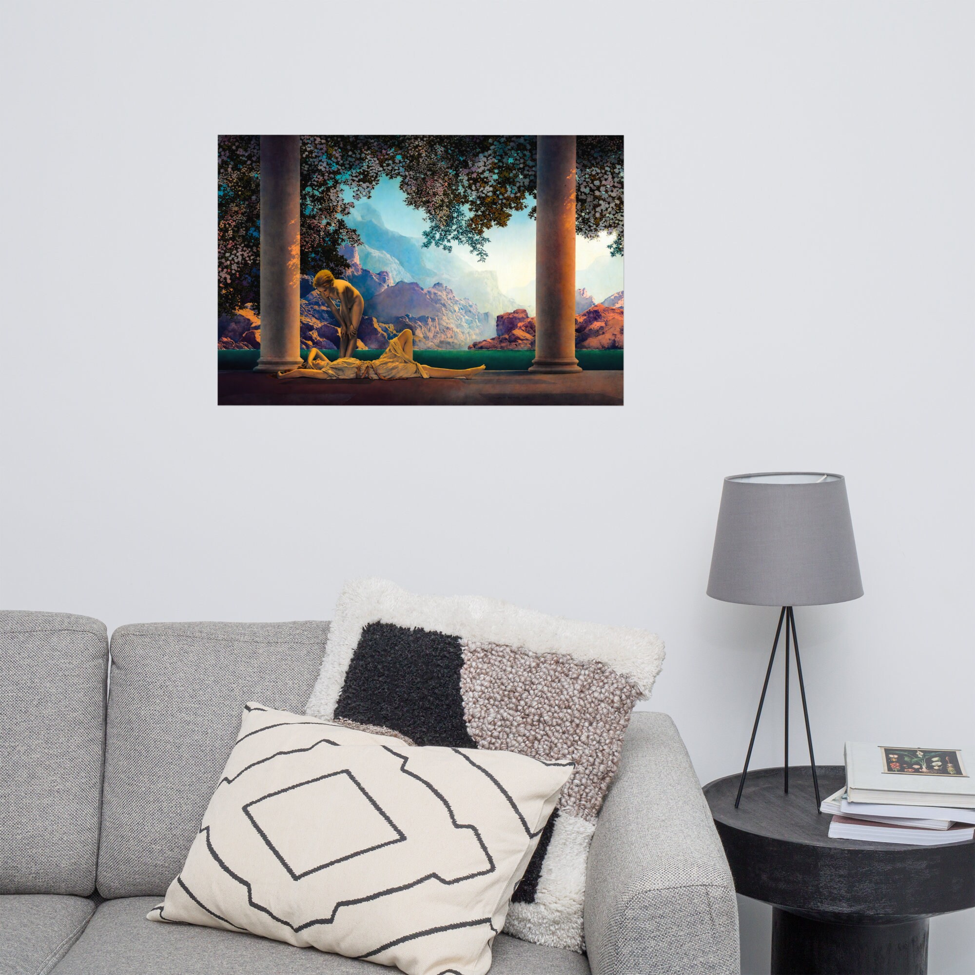 Neo-classical Art Print - Daybreak by Maxfield Parrish - Maxfield ...