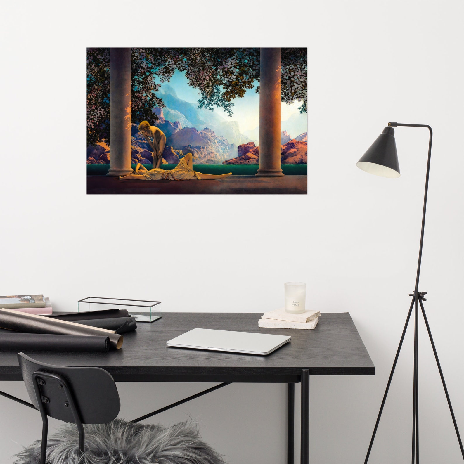Neo-classical Art Print - Daybreak by Maxfield Parrish - Maxfield ...