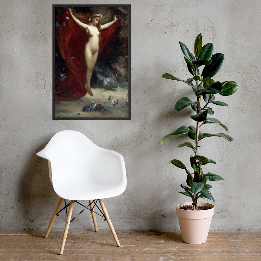 Vision by Carolus-duran - Framed Vision Print - Framed Carolus-duran ...