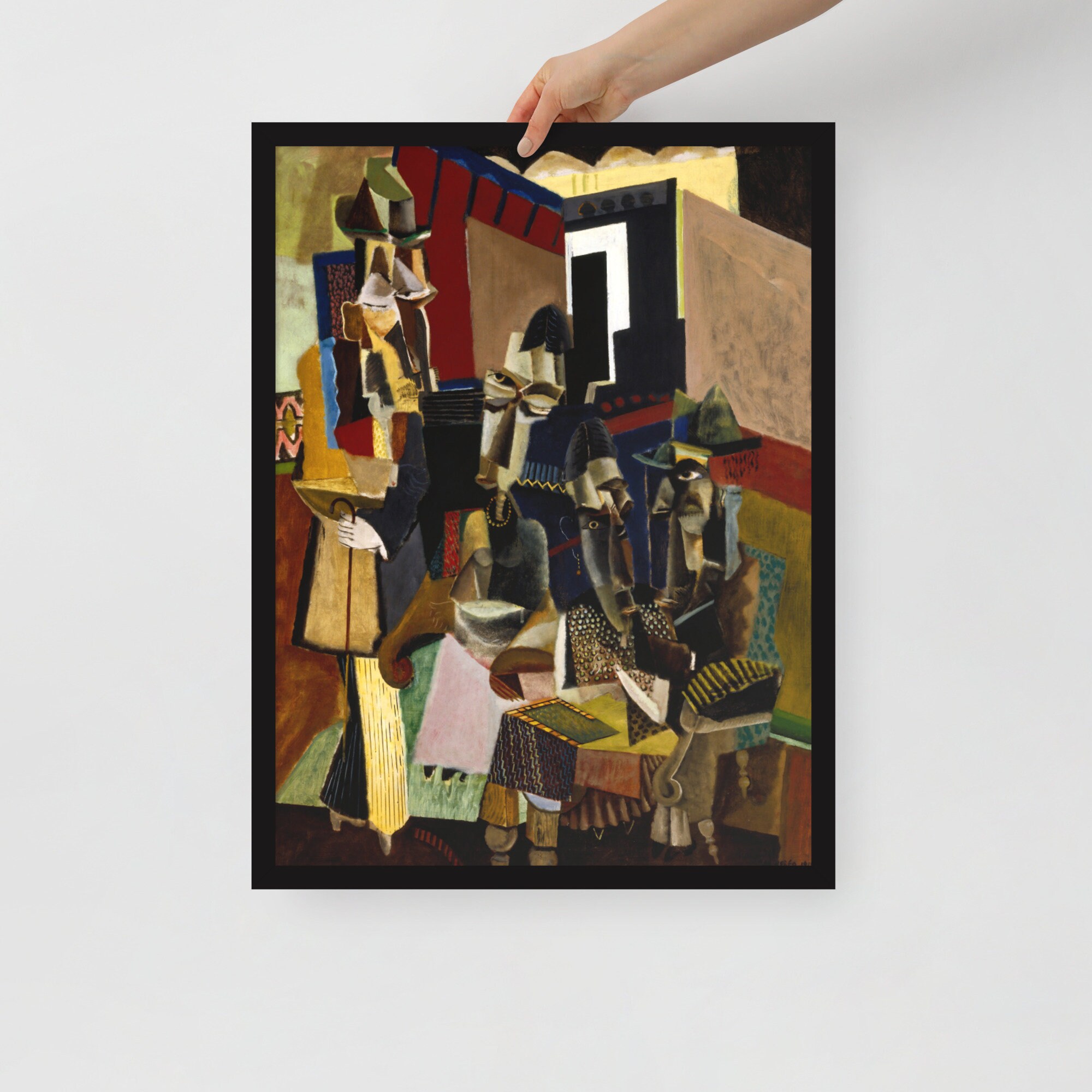 The Visit by Max Weber - Framed Max Weber Print - Framed the Visit ...