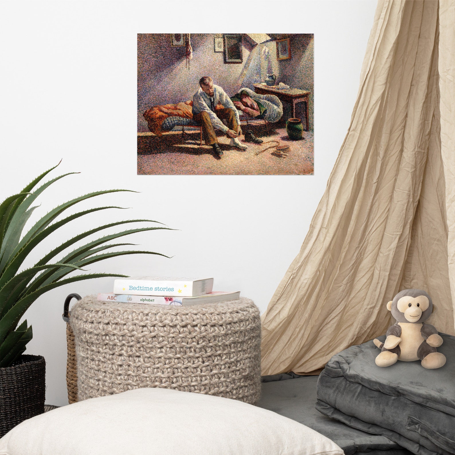 Morning, Interior by Maximilien Luce - Maximilien Luce Print ...