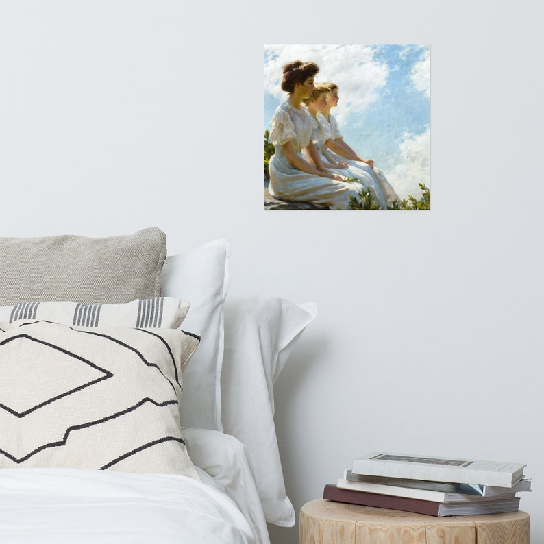 On the Heights by Charles Courtney Curran - Charles Courtney Curran ...